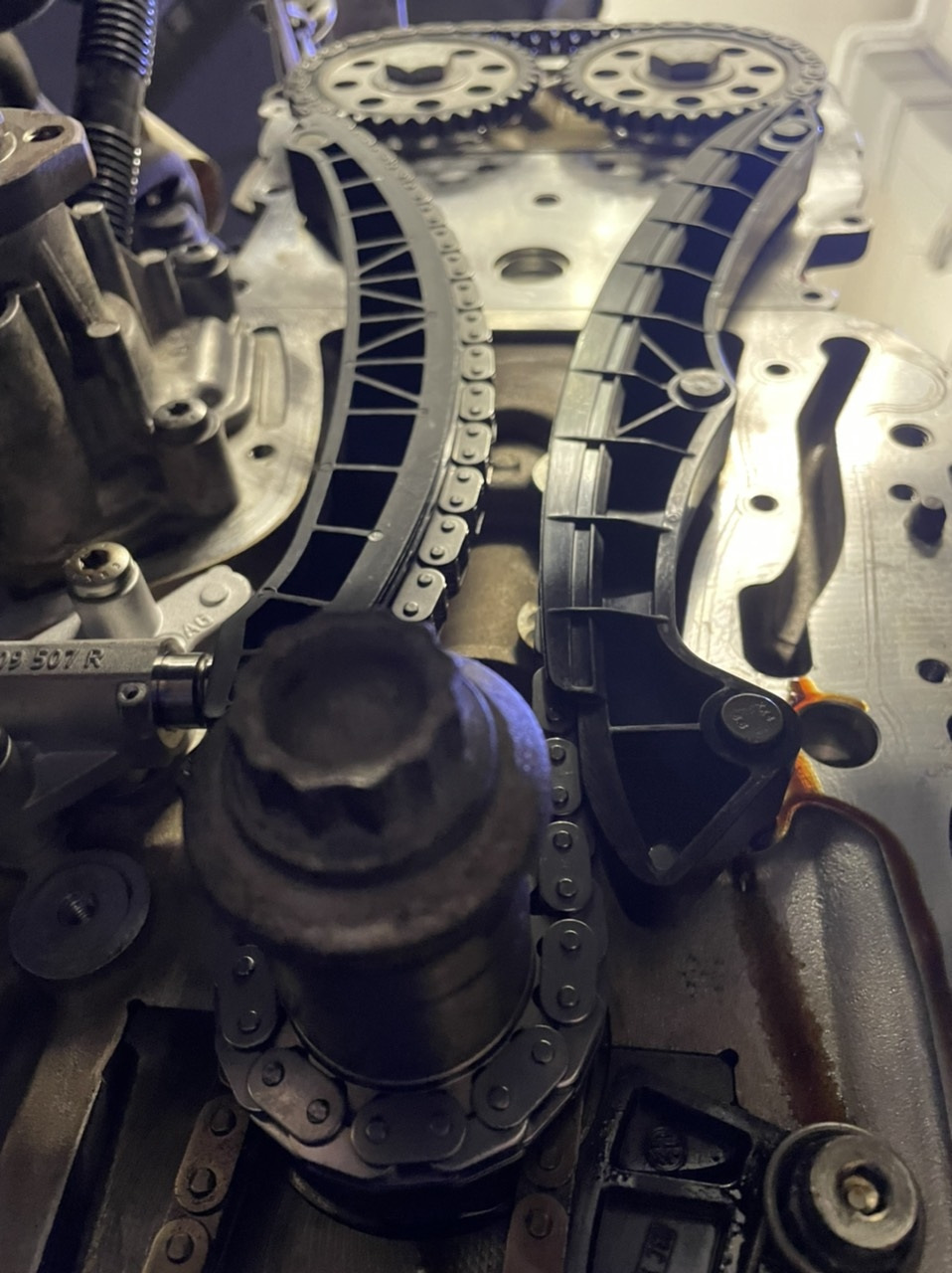 Замена комплекта цепи ГРМ Jetta 6 — Volkswagen Jetta VI, 1,6 л, 2013 ...