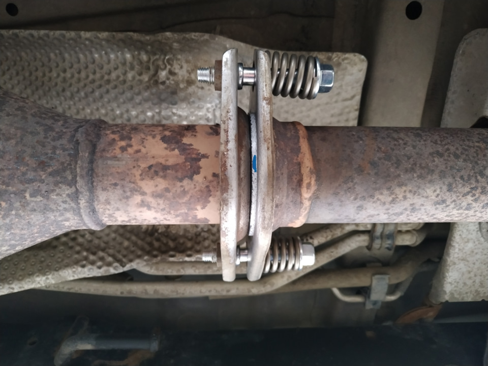 Глушитель — Toyota Land Cruiser Prado 150-series, 2,7 л, 2011 года ...