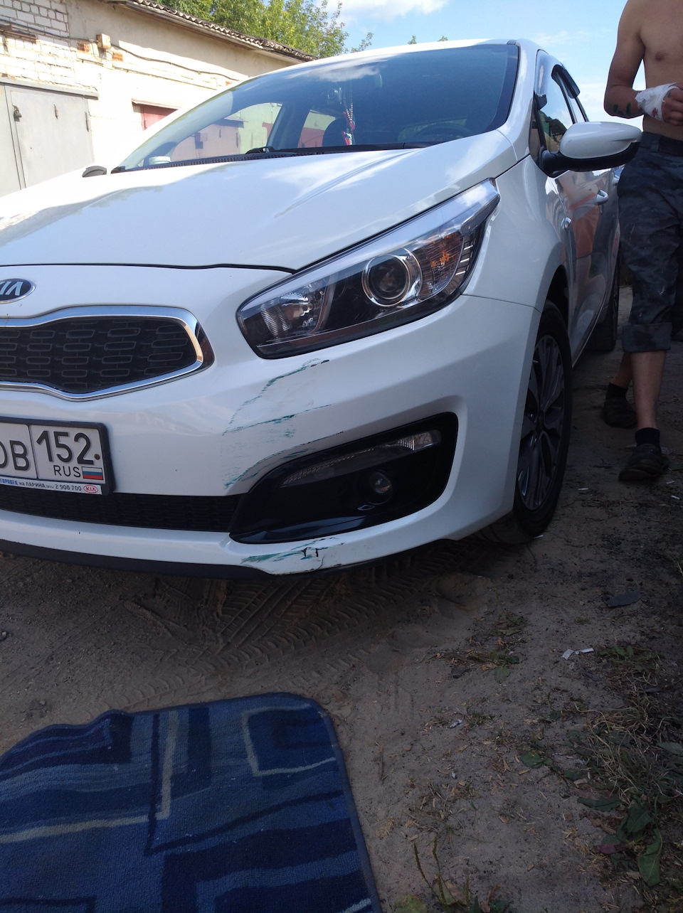 Как же так! — KIA Ceed (2G), 1,6 л, 2016 года | ДТП | DRIVE2