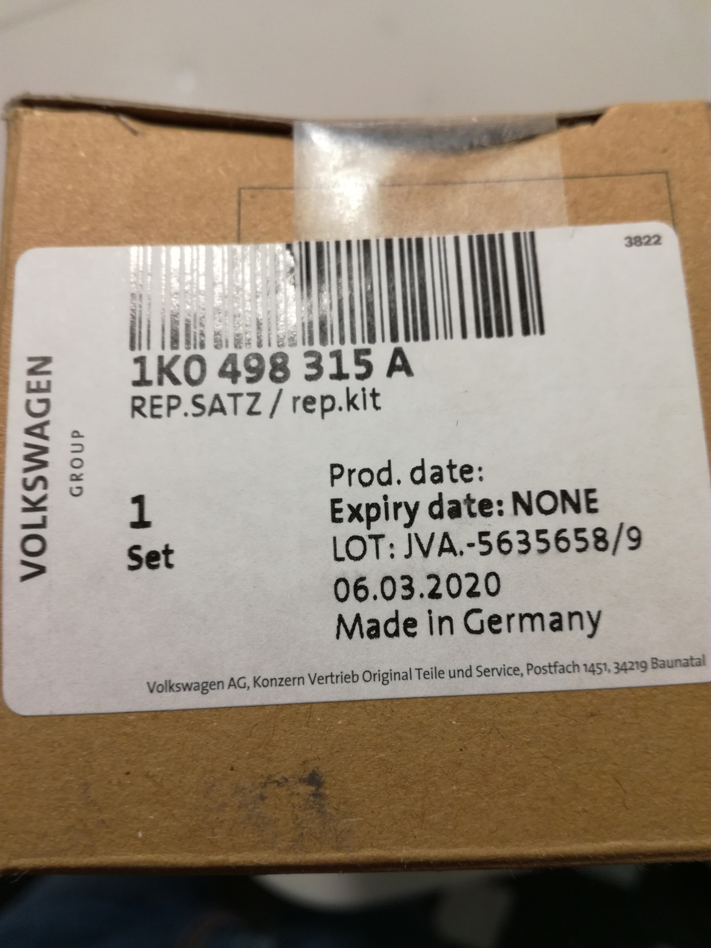 Акция у официалов — Volkswagen Passat B7, 1,8 л, 2013 года | запчасти ...