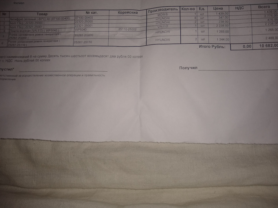 2511025002 Корпус насоса охлаждающей жидкости KIA HYUNDAI | Запчасти на ...