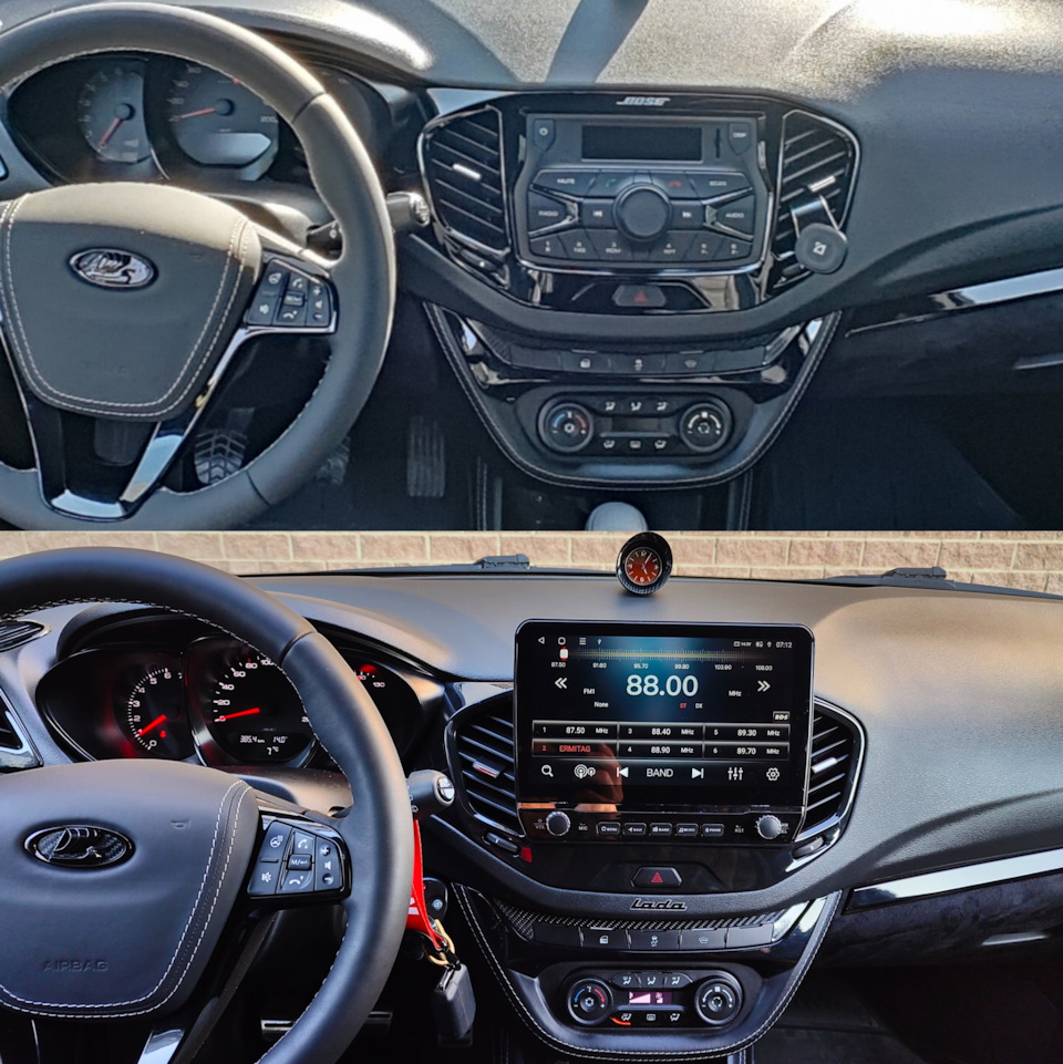 Новая магнитола TOPWAY TS18, 4/64 — Lada Vesta SW Cross (1G), 1,6 л ...