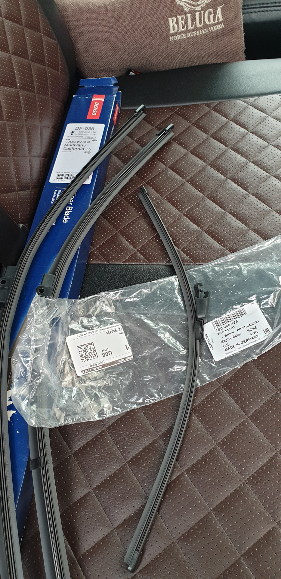 DF035 Щетка стеклоочистителя 600/600mm бескаркасная комплект df-035 ...