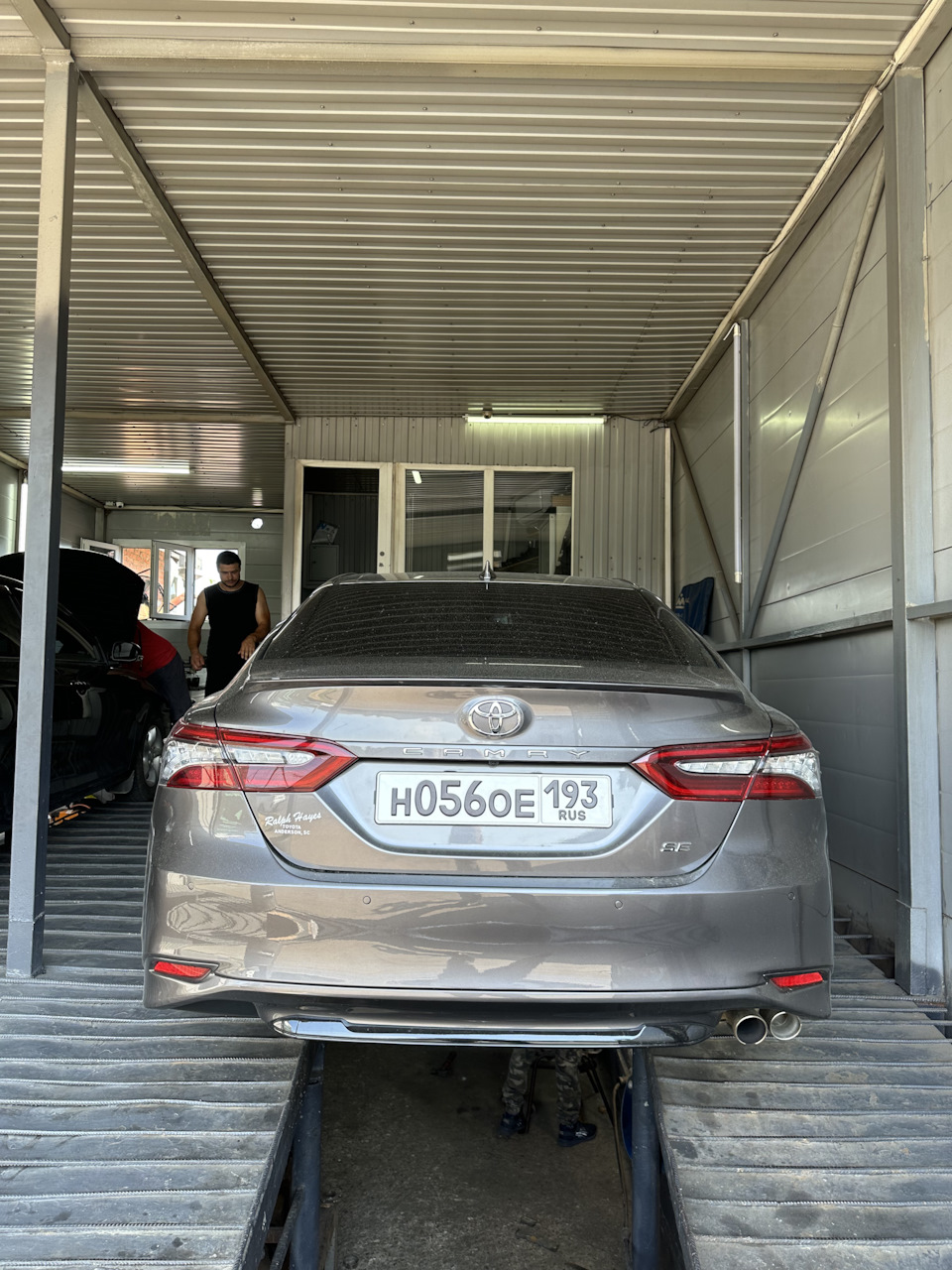 #16 Выхлоп камри 3.6 — Toyota Camry (XV70), 2,5 л, 2019 года | тюнинг | DRIVE2