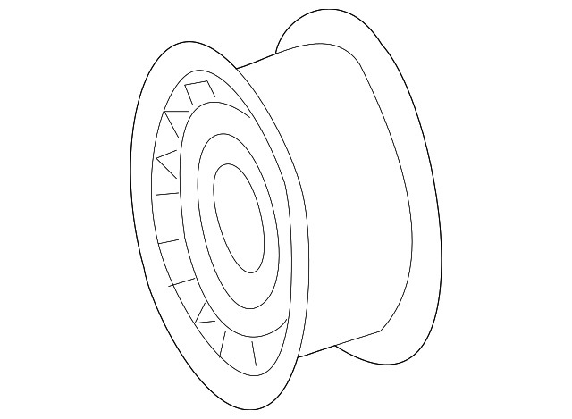 A2722020419 Ролик натяжной/обводной Mercedes | Запчасти на DRIVE2
