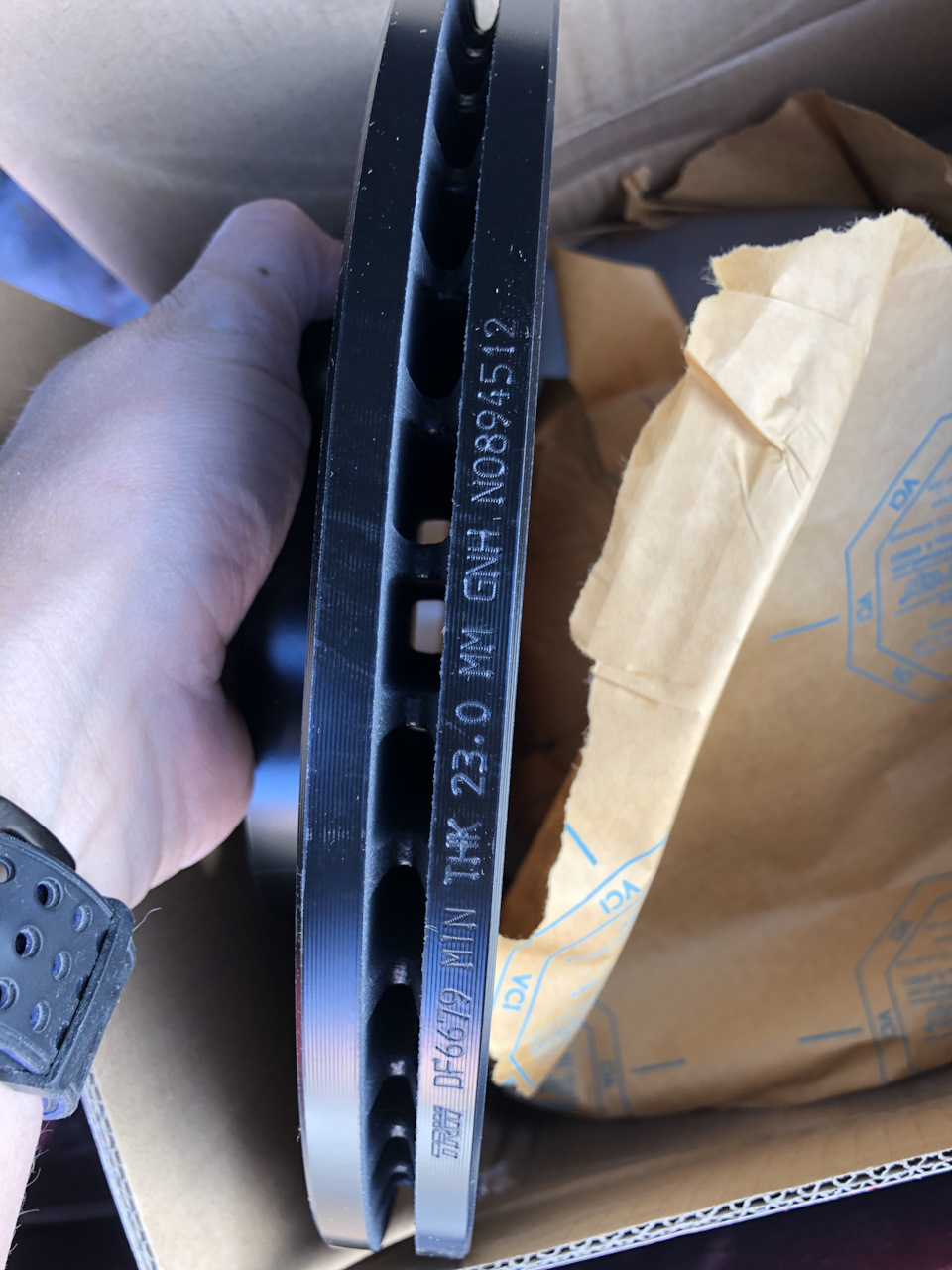 DF6679 Тормозной диск для TOYOTA TRW | Запчасти на DRIVE2