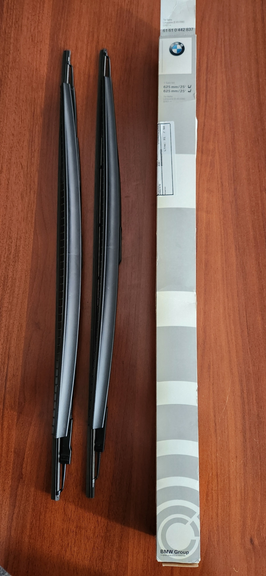 Первым делом это новые дворники — BMW 7 series (E65/E66), 3 л, 2005 ...