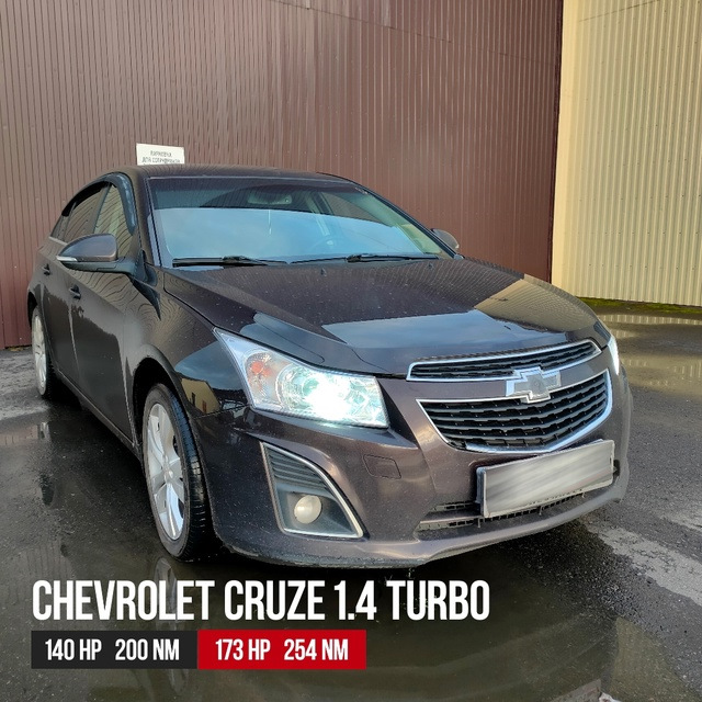 Чип-тюнинг Chevrolet Cruze 1.4 Turbo + замеры — ProChip32 на DRIVE2