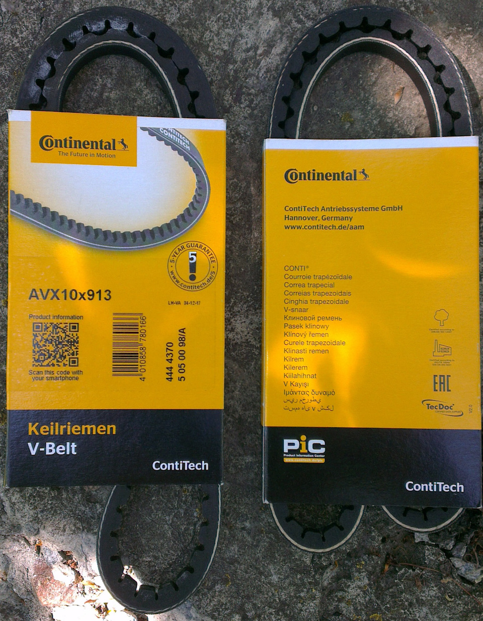 AVX10X913 Ремень клиновой CONTITECH | Запчасти на DRIVE2