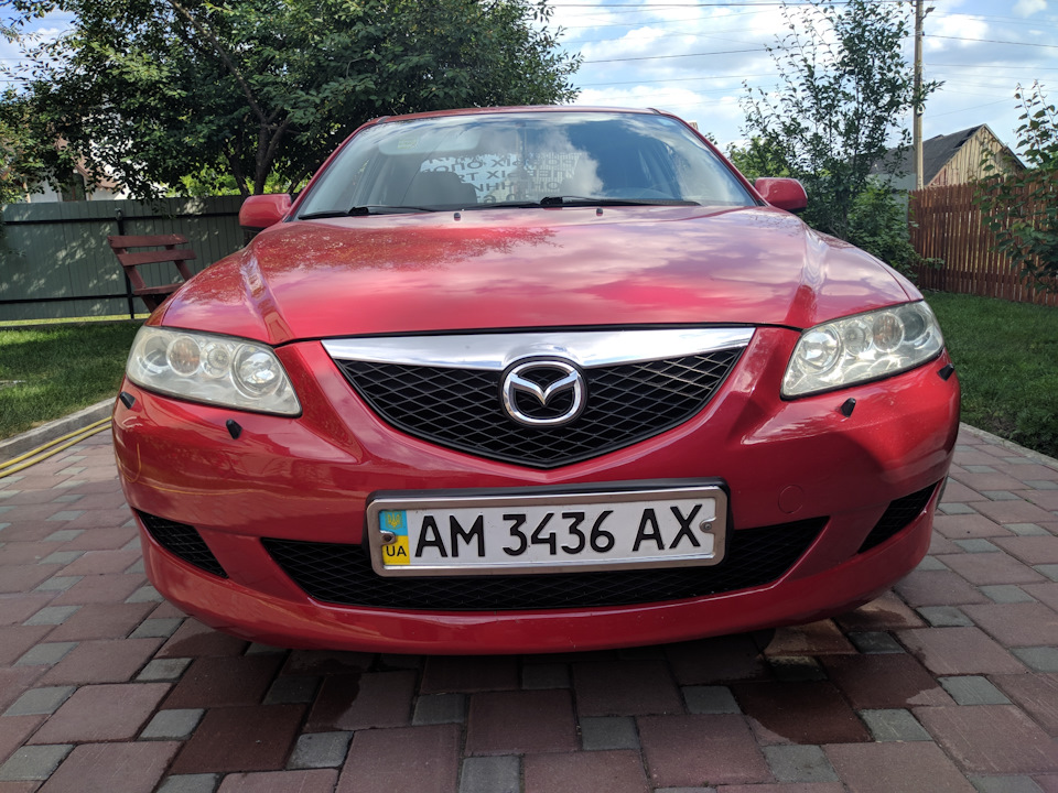 Форсунки омывателя фар MAZDA 6 GG ч.2 — Mazda 6 (1G) GG, 2 л, 2003 года ...