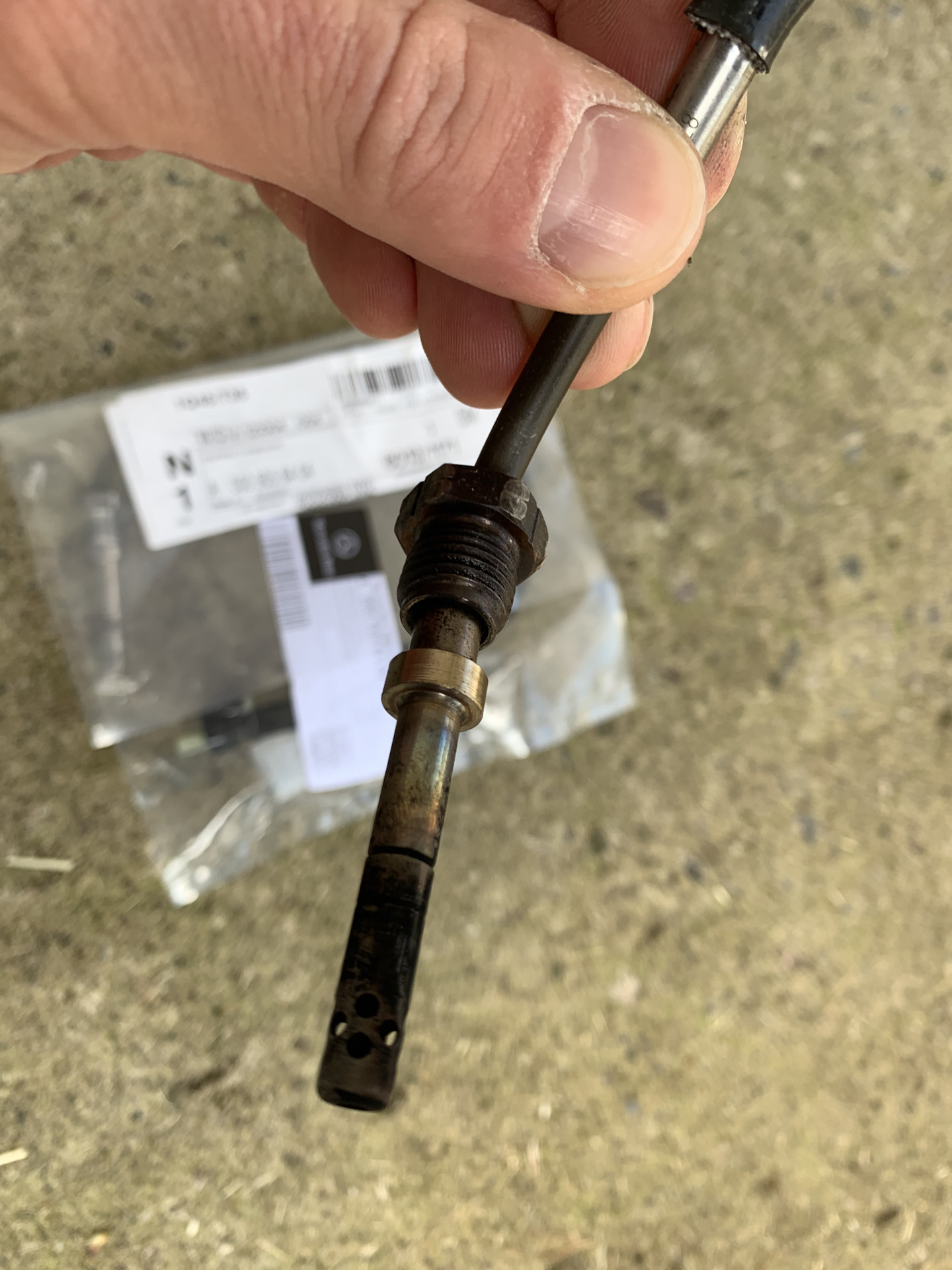 Датчик температуры отработанных газов P0546 P2080 — Mercedes-Benz C ...