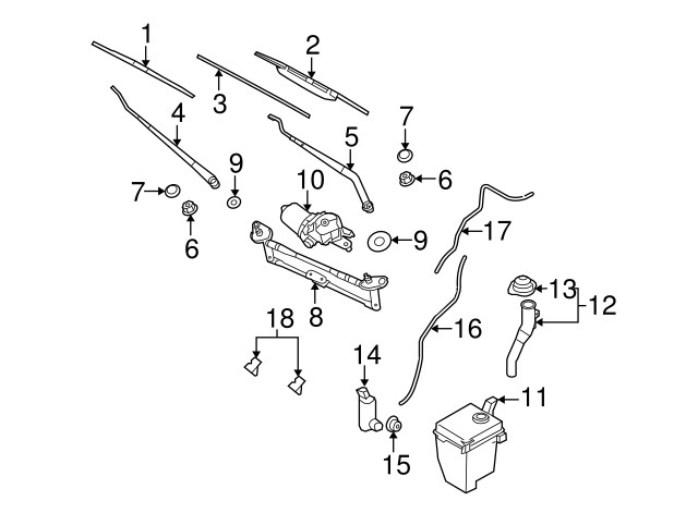 986111G001 Бачок жидкости стеклоомывателя KIA HYUNDAI | Запчасти на DRIVE2