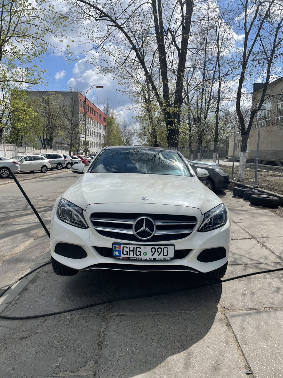 Переобувались) — Mercedes-Benz C-Class (W205), 2 л, 2016 года | шины | DRIVE2