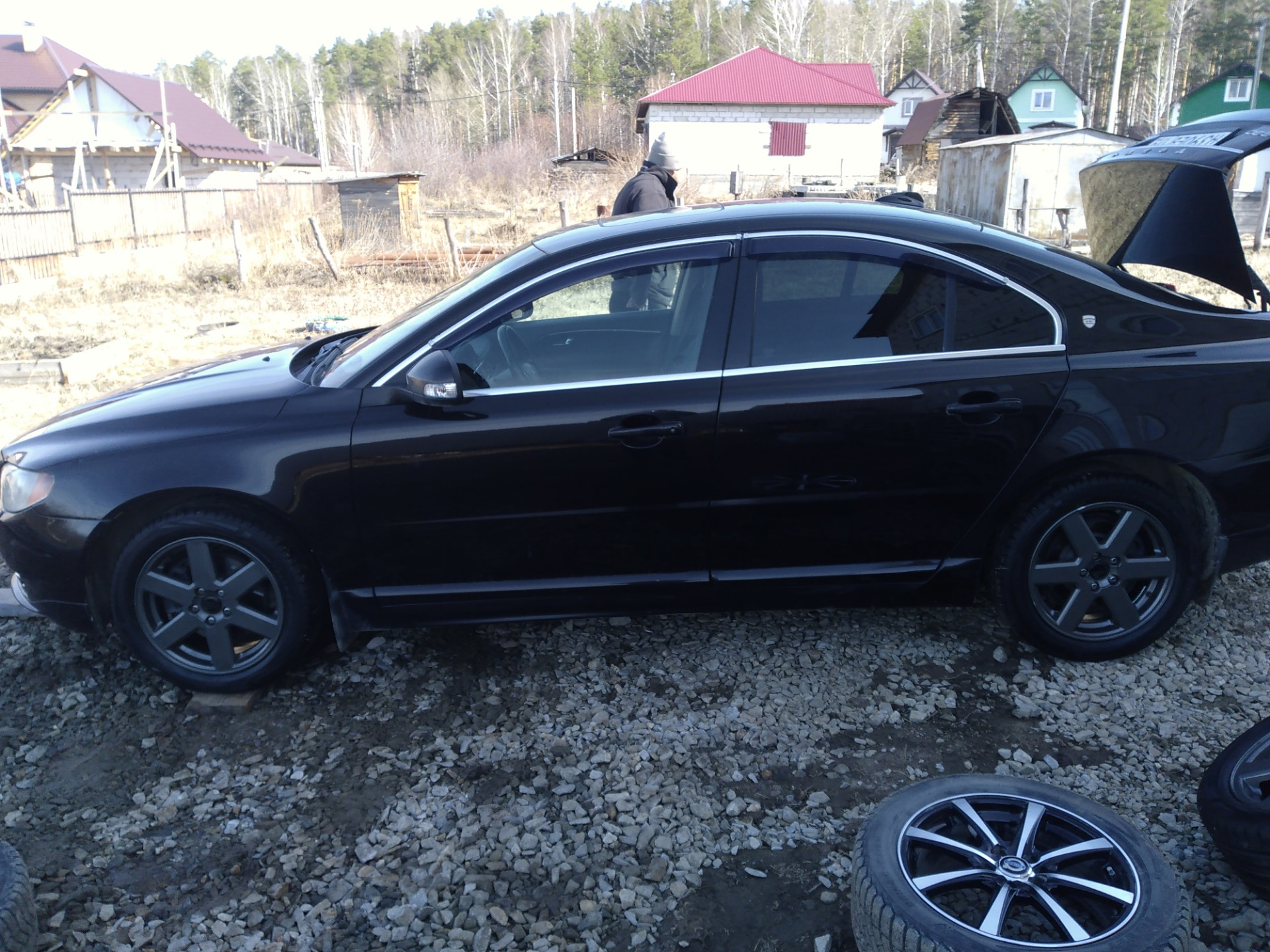 Сезонная смена колес 02.04.2023 — Volvo S80 (2G), 2,5 л, 2008 года ...