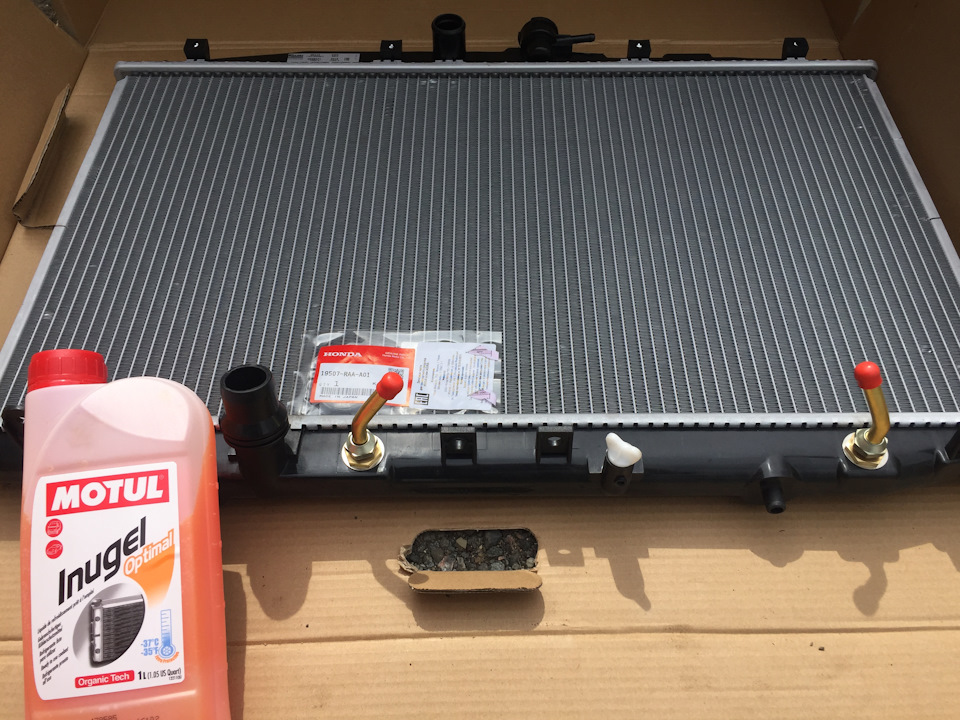 Замена радиатора. Oil Service. Июль 2019. — Honda Accord (7G), 2,4 л ...