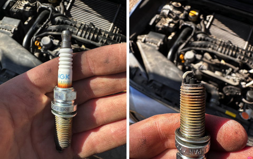 ТО: часть 3 (свечи, дроссель, тормозная жидкость, колодки) — Subaru ...