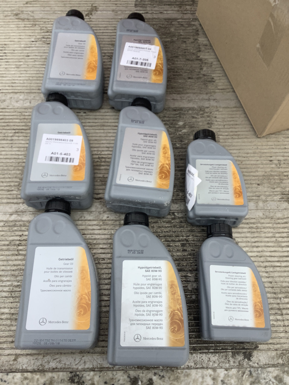 2️⃣3️⃣ 😁 Замена масел ГУР/КОРОБКА/МОСТ ( масла original Mercedes Benz ...