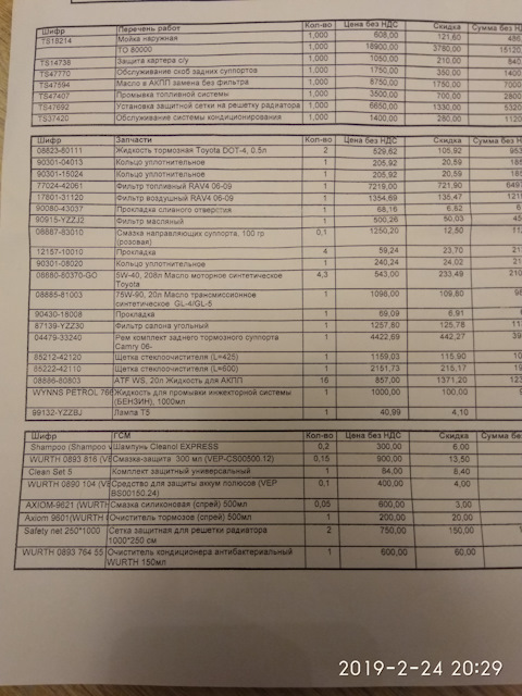 8522242110 ЩЕТКИ СТЕКЛООЧИСТИТЕЛЯ ПЕРЕДНЕГО (комплект — 2 шт.) TOYOTA ...