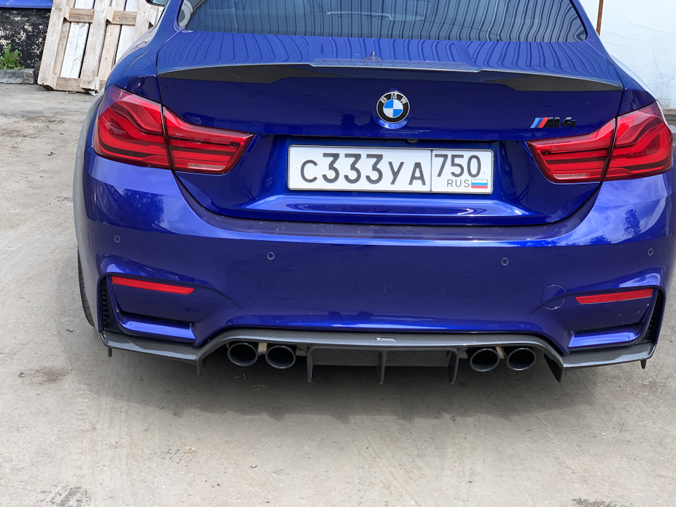 Насадки увеличенного размера с возможностью выдвигать их BMS — BMW M4 ...