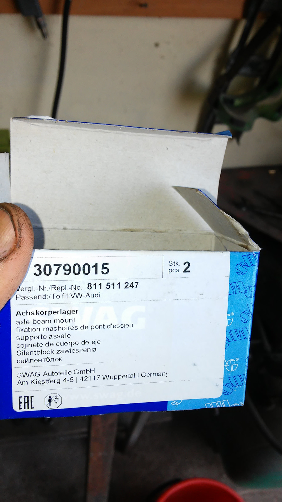 30790015 Сайлентблок SWAG | Запчасти на DRIVE2