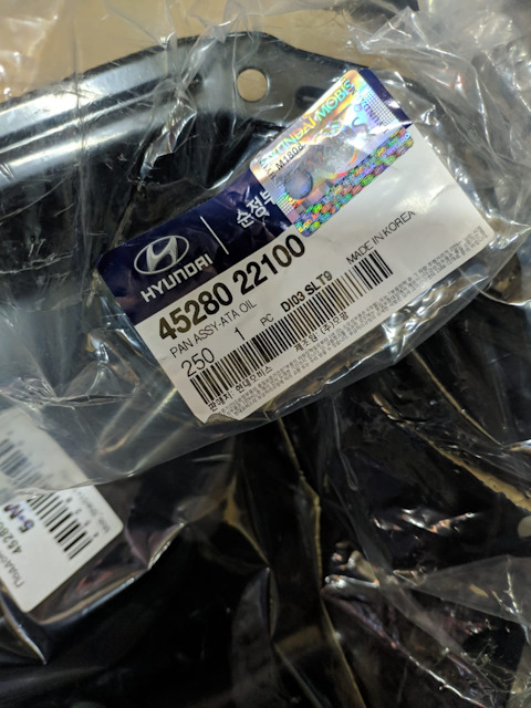 4528022100 Поддон масляный акпп KIA HYUNDAI | Запчасти на DRIVE2