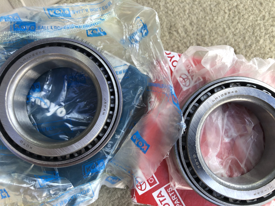 Замена ступичных подшипников. — Toyota Land Cruiser 100, 4,7 л, 2005 ...