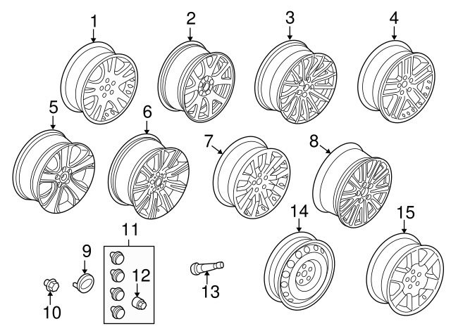 LR014979 Колесо Jaguar Land Rover | Запчасти на DRIVE2