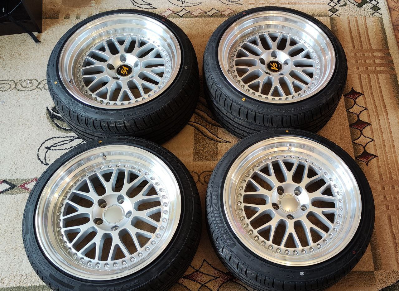 Work R18 9,5j & 10,5j — Toyota Chaser (100), 2,5 л, 1998 года | шины ...