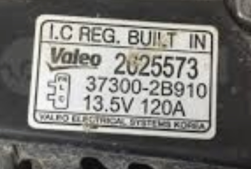 373002B910 Генератор KIA HYUNDAI | Запчасти на DRIVE2