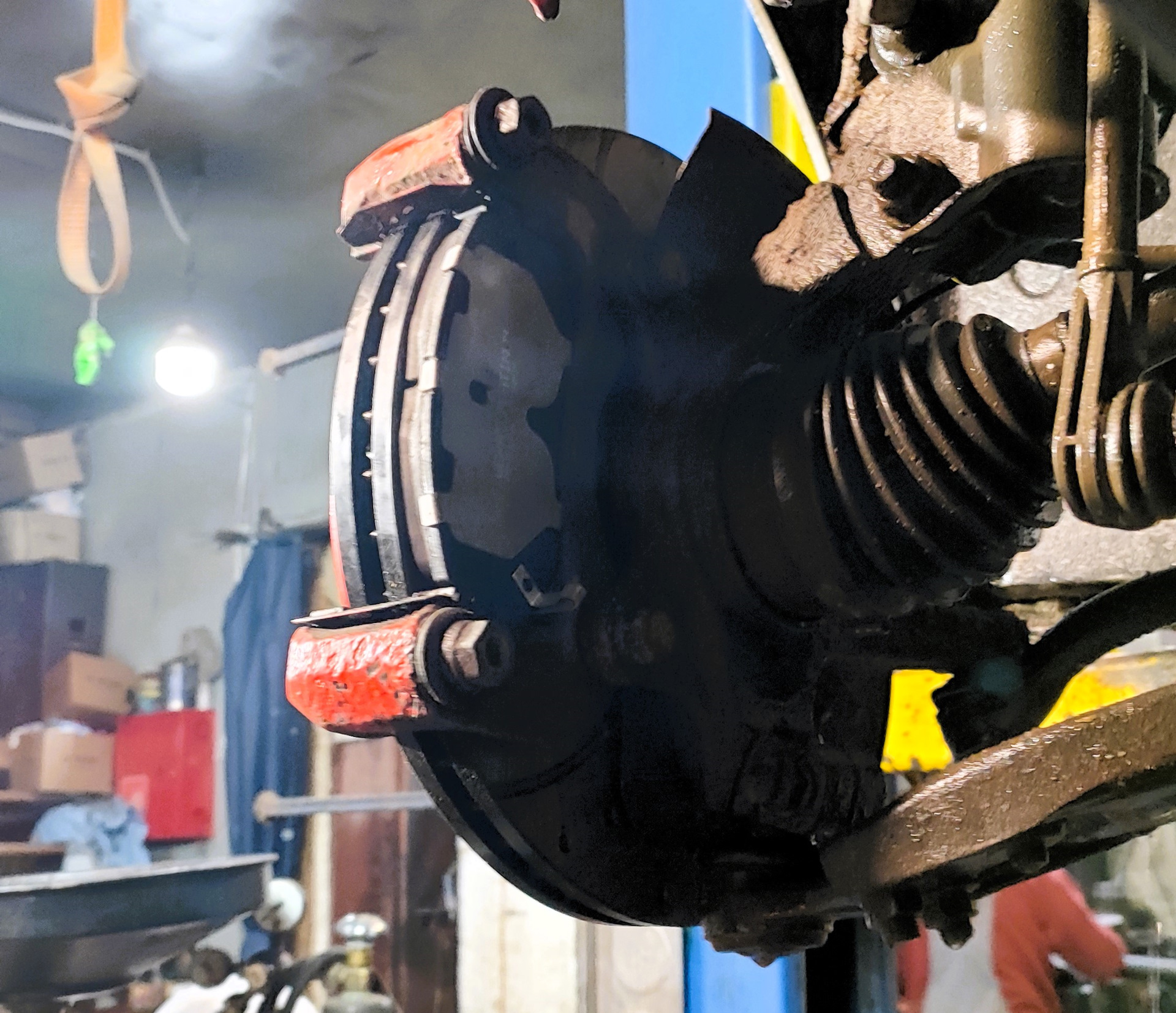 🐢_New brakes Gerat + колодки SpeedMate_🐢 — Hyundai ix35, 2 л, 2011 года ...