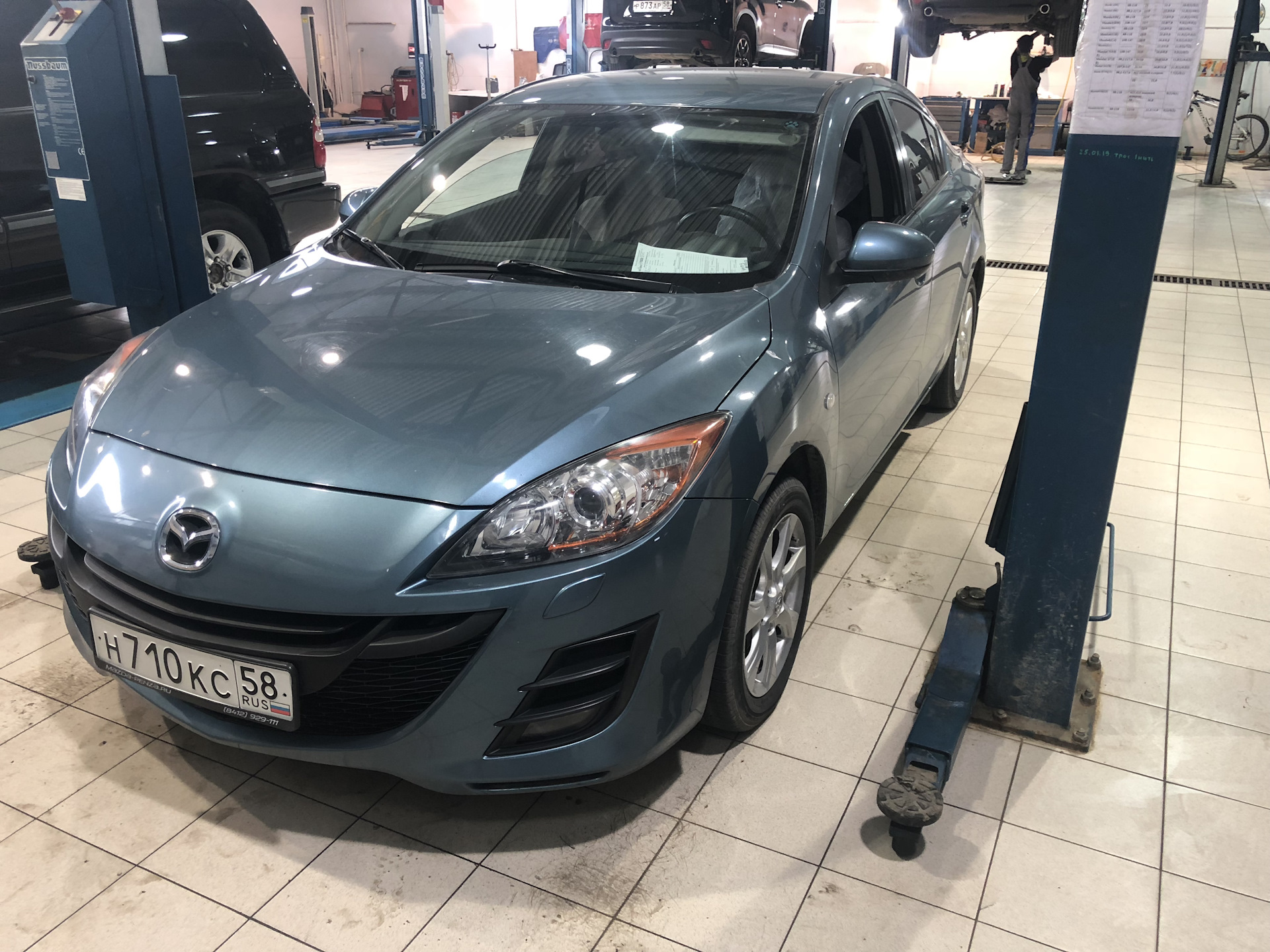 Визит к официалам — Mazda 3 (2G) BL, 1,6 л, 2010 года | визит на сервис ...