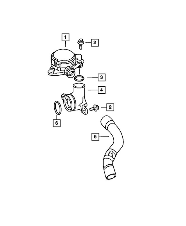 68188865AA Клапан, отвода воздуха из картера Chrysler | Запчасти на DRIVE2