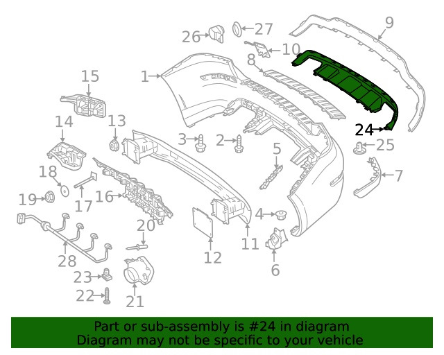 A20488574237F24 Накладка бампера Mercedes | Запчасти на DRIVE2