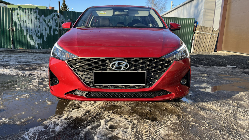 Hyundai Solaris (2G) 1.6 бензиновый 2022 | Red pepper на DRIVE2