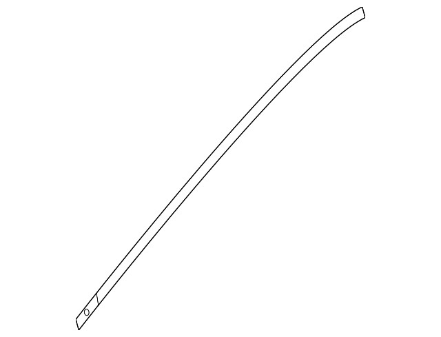 828602W000 Молдинг двери передней правой KIA HYUNDAI | Запчасти на DRIVE2