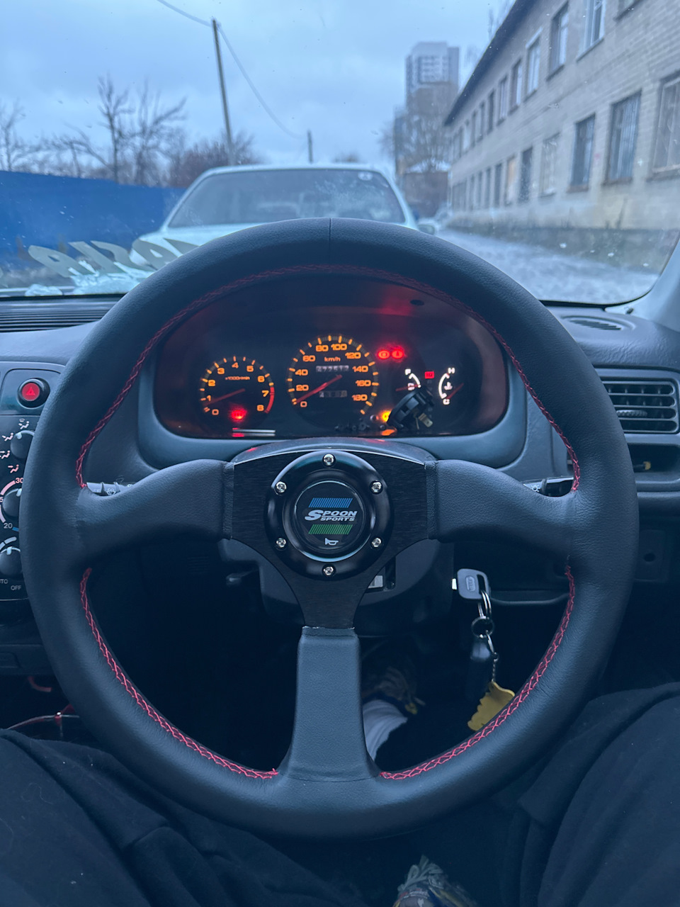 Руль Spoon (китай) — Honda Orthia, 2 л, 1999 года | аксессуары | DRIVE2