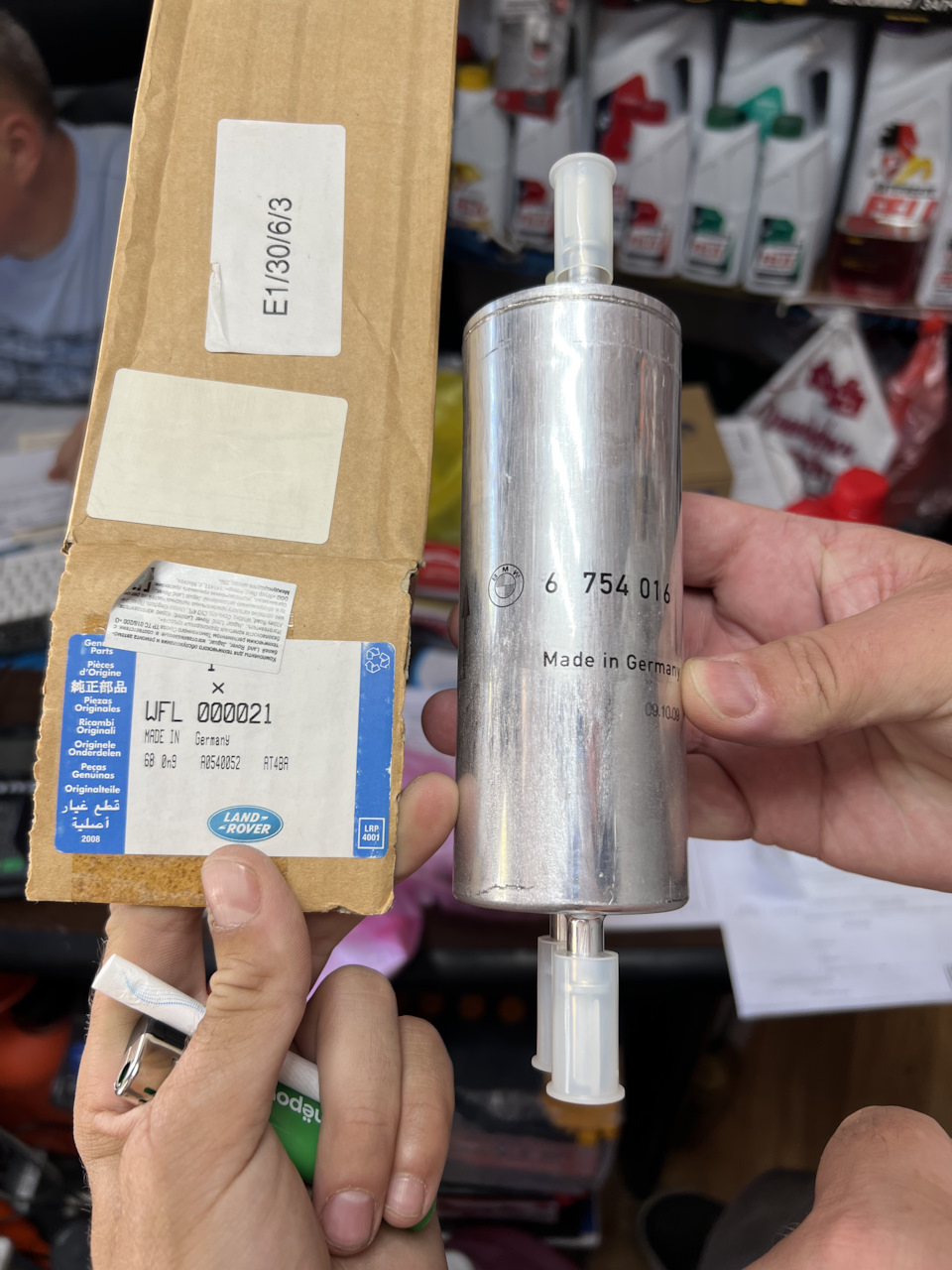 Топливный фильтр от Land Rover — BMW X5 (E53), 3 л, 2004 года ...