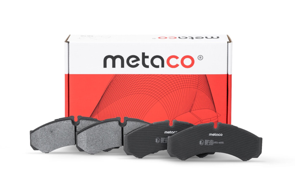 3000251 Колодки тормозные передние к-кт METACO | Запчасти на DRIVE2