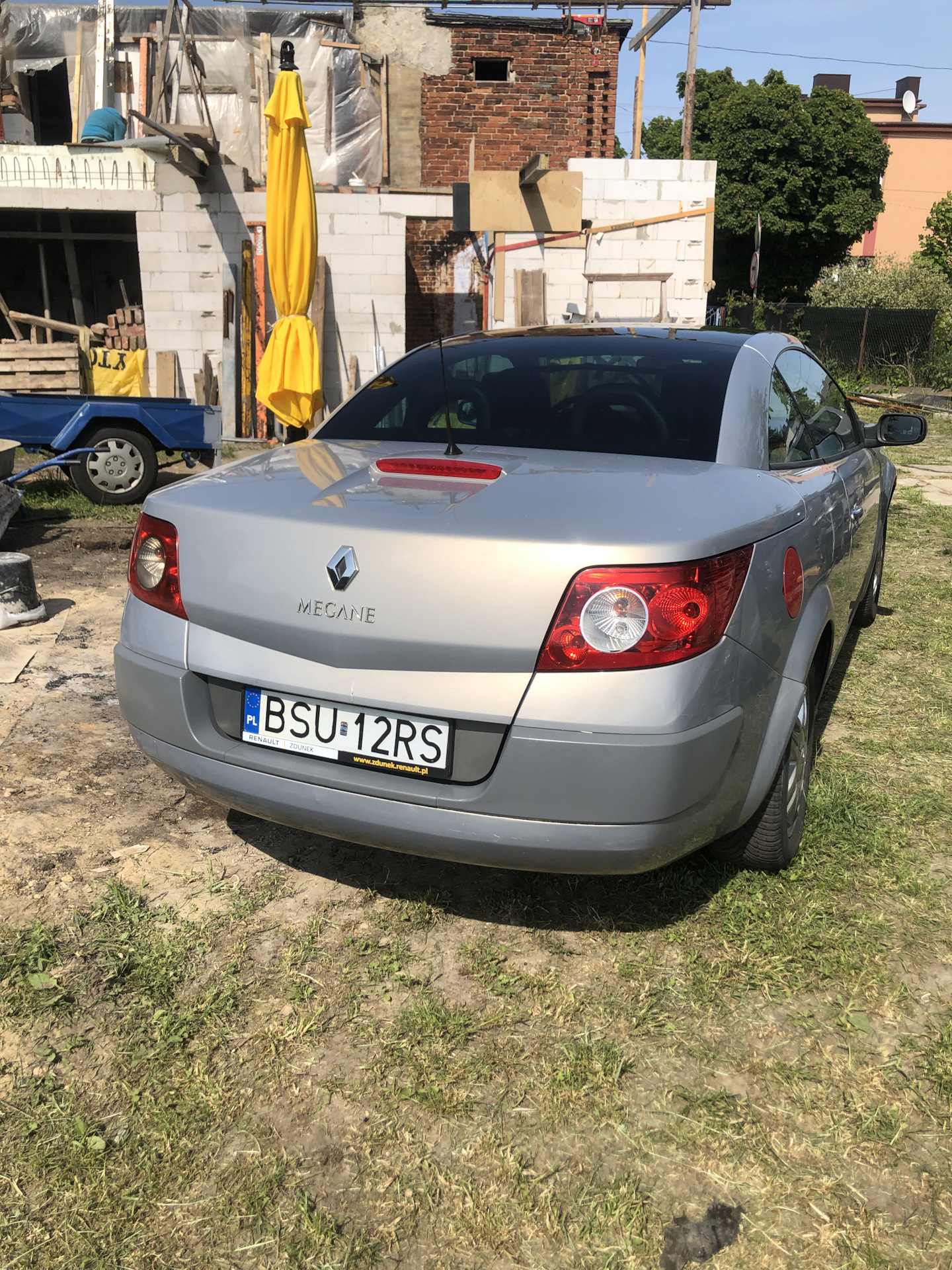 Покраска молдингов бампера — Renault Megane II CC, 1,9 л, 2004 года ...