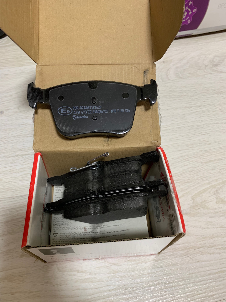 P85124 Тормозные колодки brembo | Запчасти на DRIVE2