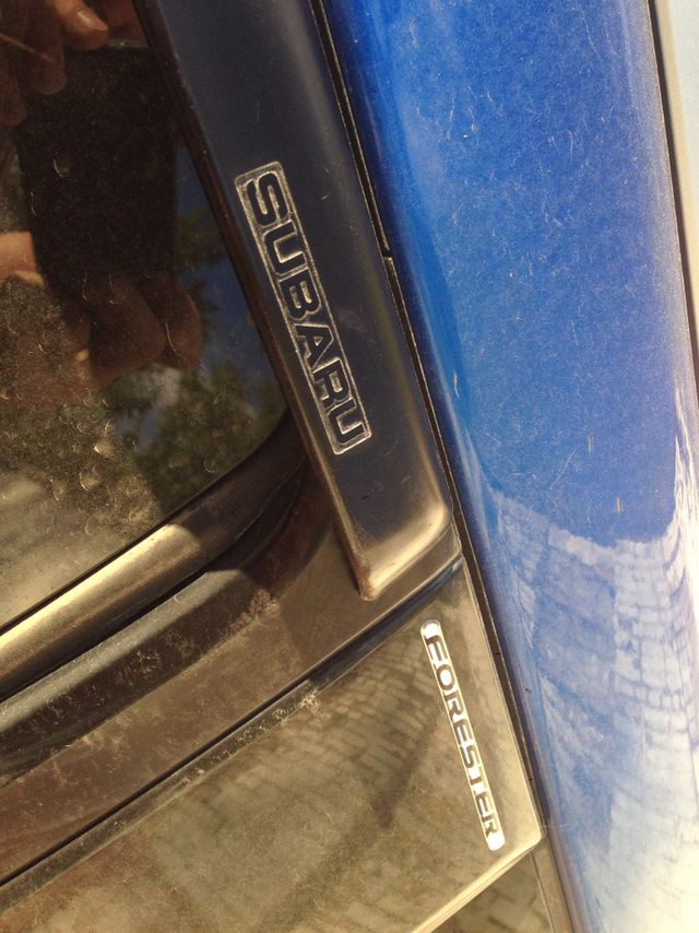 Дефлекторы (ветровики) окон — Subaru Forester (SG), 2,5 л, 2004 года ...
