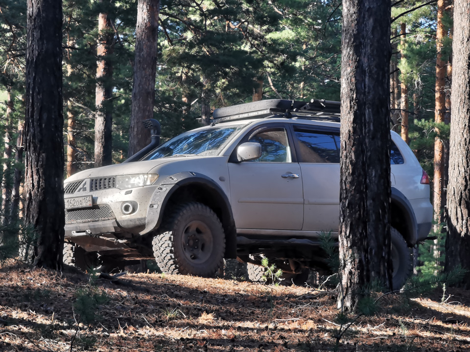 лифт передней и задней подвески 9см, EFS — Mitsubishi Pajero Sport (2G ...