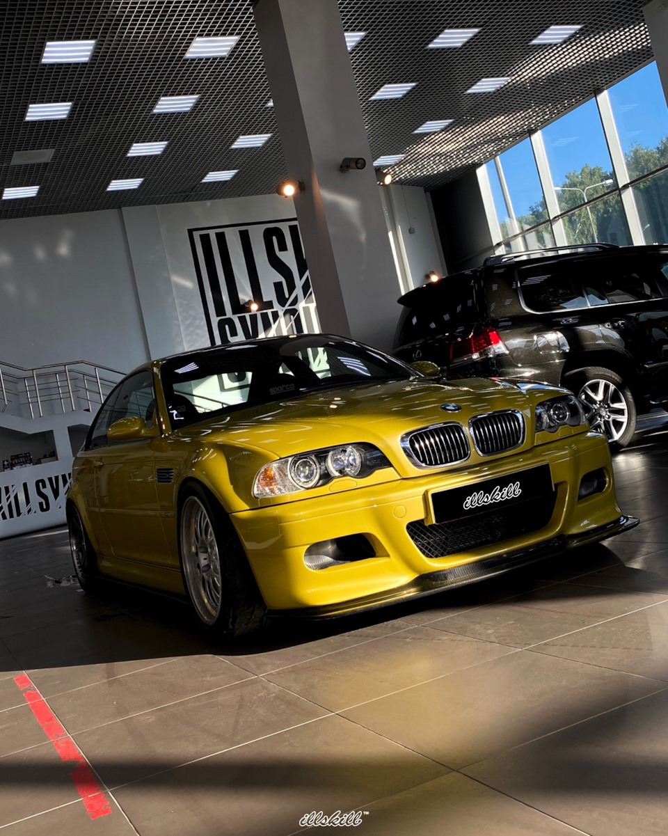 BMW Ⓜ️3 (E46) на комплексе работ по подготовке к сезону🍋 — ILLSKILL на DRIVE2
