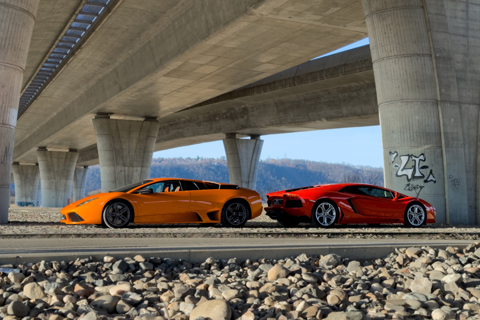 Фотки с Авентадором — Lamborghini Murcielago, 6,5 л, 2007 года ...