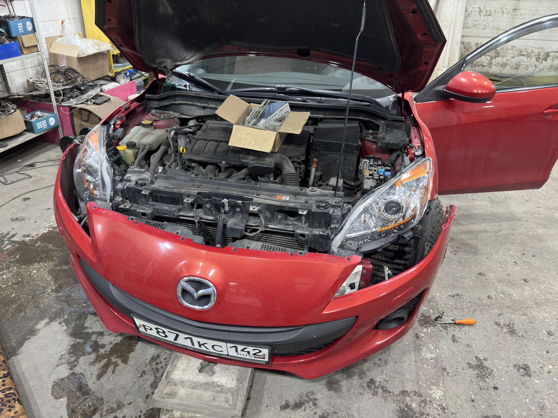 Большое ТО перед летом — Mazda 3 (2G) BL, 1,6 л, 2012 года | визит на сервис | DRIVE2