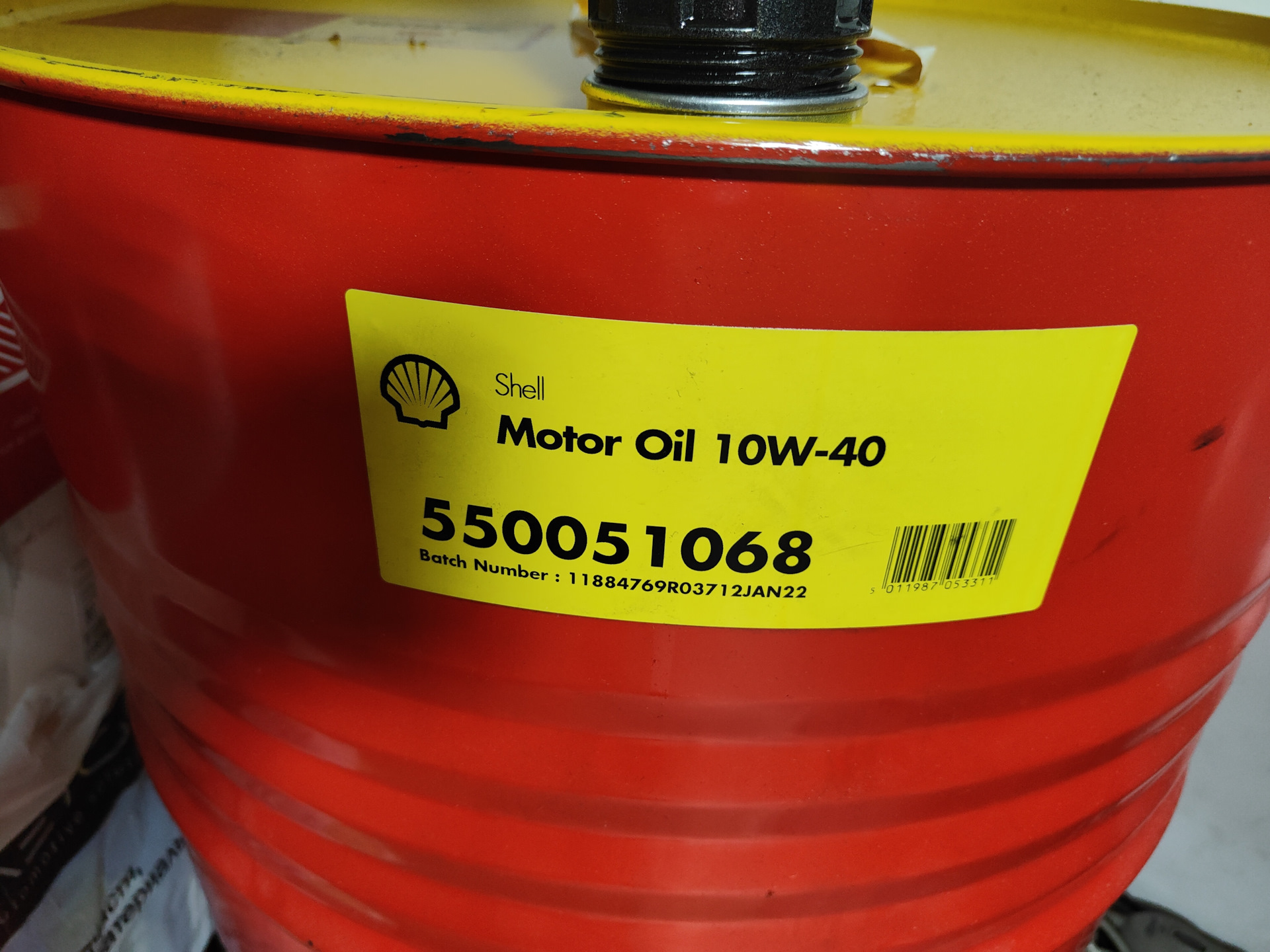 Очередная замена масла ДВС (после обкатки), пробуем Shell Motor Oil 10W ...