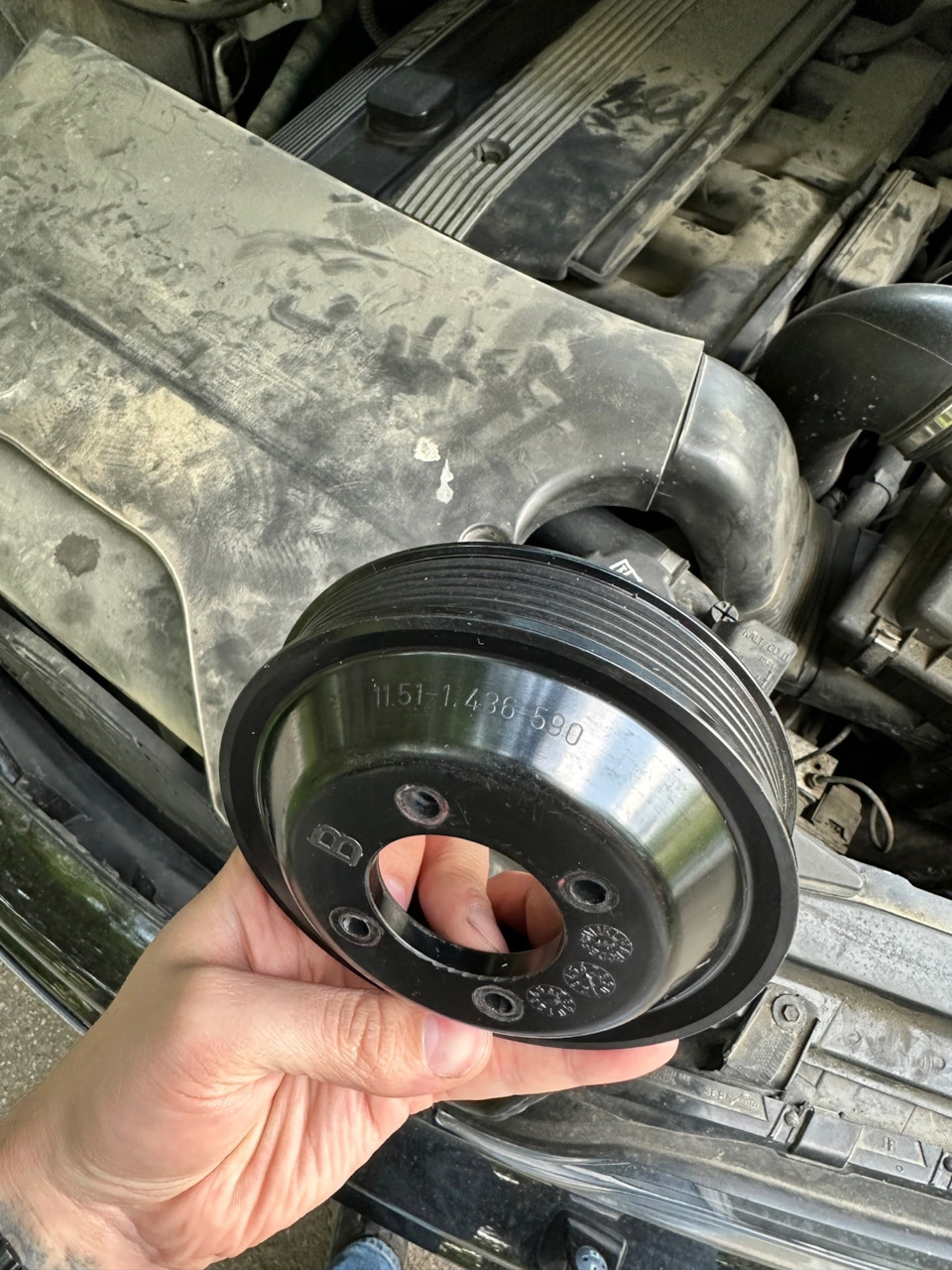 11511436590 ременный шкив BMW | Запчасти на DRIVE2