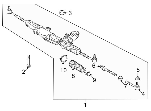 A2044606700 Рулевая рейка Mercedes | Запчасти на DRIVE2