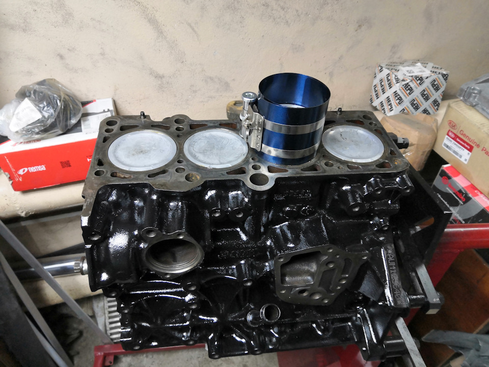 Двигатель под СВАП. ч.1 — Сборка(низ) — Audi 80 (B4), 1,8 л, 1993 года ...