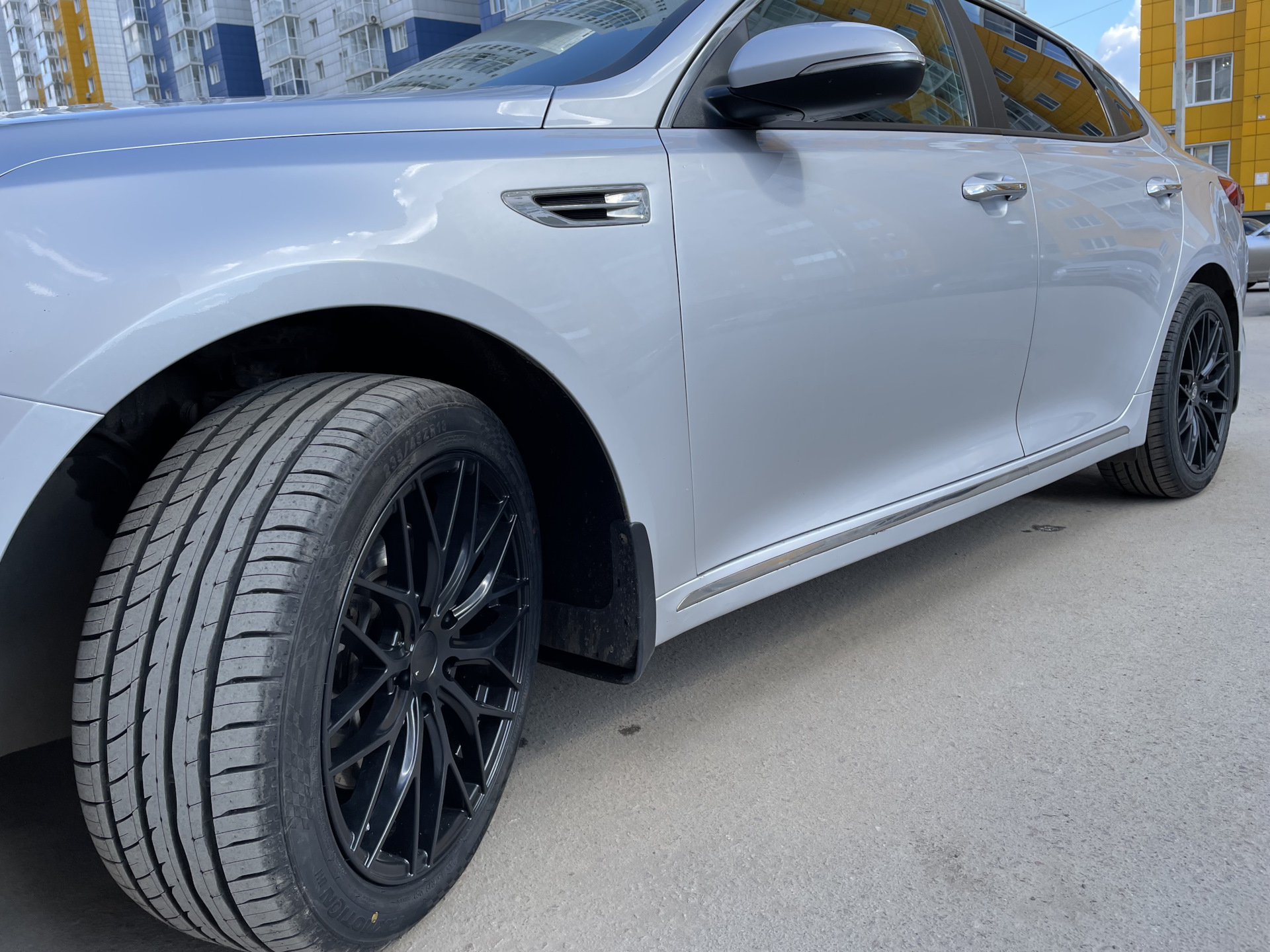 Новые диски киа оптима r18 — KIA Optima (4G), 2 л, 2017 года | колёсные ...
